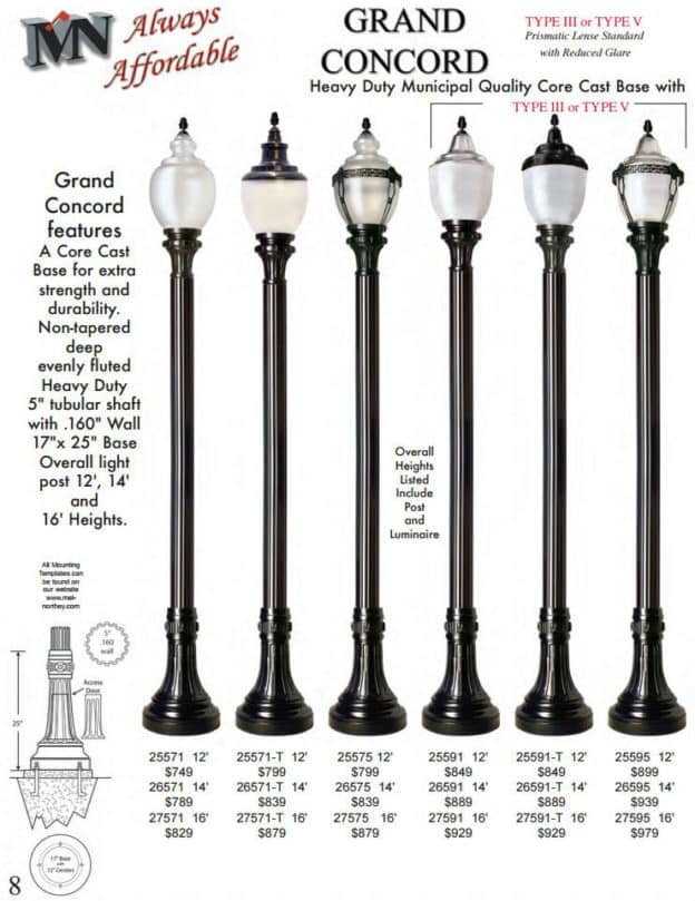 Our Decorative Street Lamps Can Light Up Your Space In Style